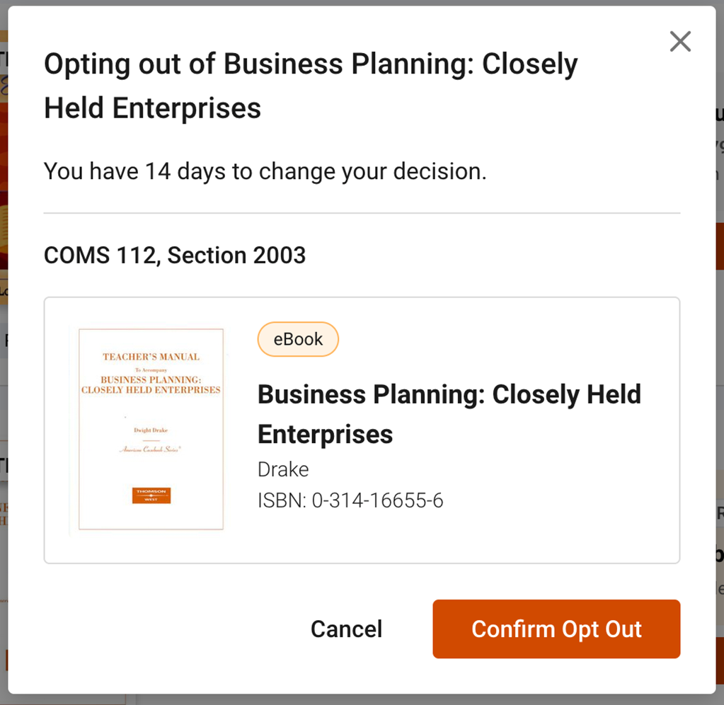 Purchase your items after you opt out of your school program – Online ...