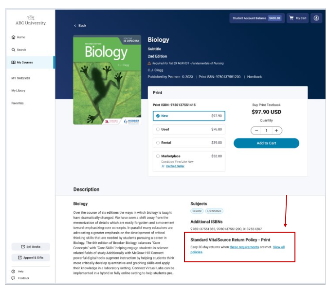 Return an Item for a Refund – Online Bookstore Support Powered by ...