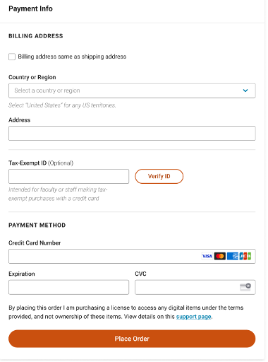 Tax-exempt Credit Card Purchases – Online Bookstore Support Powered by ...