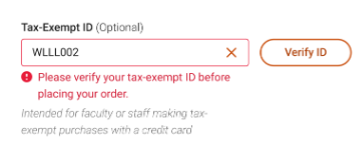 Tax-exempt Credit Card Purchases – Online Bookstore Support Powered by ...
