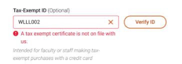 Tax-exempt Credit Card Purchases – Online Bookstore Support Powered by ...