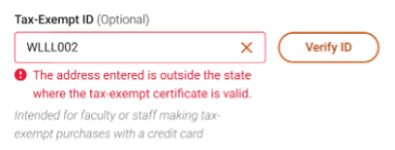 Tax-exempt Credit Card Purchases – Online Bookstore Support Powered by ...